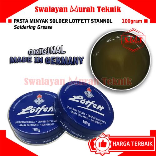 Jual LOTFETT STANNOL Soldering Grease Pasta Gemuk Minyak Solder 100 ...