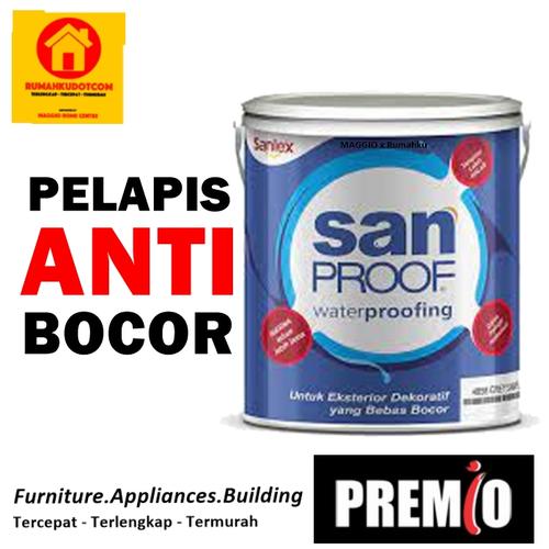 Jual CAT PELAPIS ANTI BOCOR - CAT ANTI BOCOR - CAT SANPROOF 2.5L ...