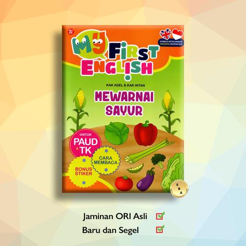 Jual Buku Aktivitas Anak My First English Mewarnai Sayur Wahyu Media ...