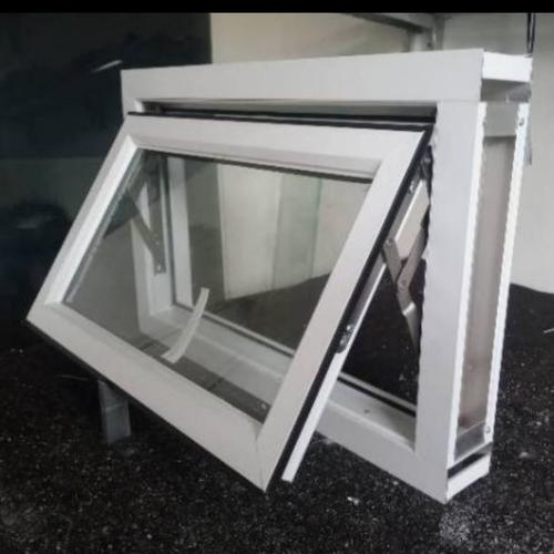 Jual Jendela Aluminium 50x30cm Boven / Ventilasi - Putih, Kaca Clear ...