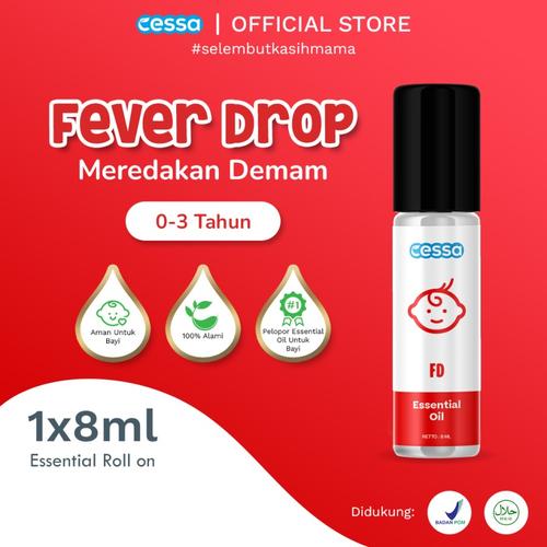 Jual Essential oil baby fever drop cessa / obat penurun demam anak ...