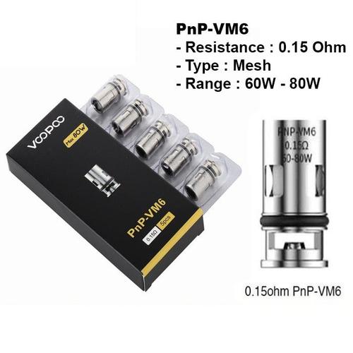 Jual Koil Voopoo Vinci Replacement Mesh Coil PNP VM6 0.15 Ohm Authentic - PNP-VM6 - Jakarta ...