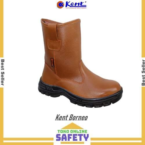 Jual Sepatu Safety Kent Borneo / Sepatu Safety Kent Boots Borneo Brown ...