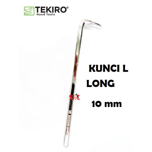 Jual TEKIRO Kunci L Panjang 10 mm Hex Key Long 10mm Satuan Eceran ...