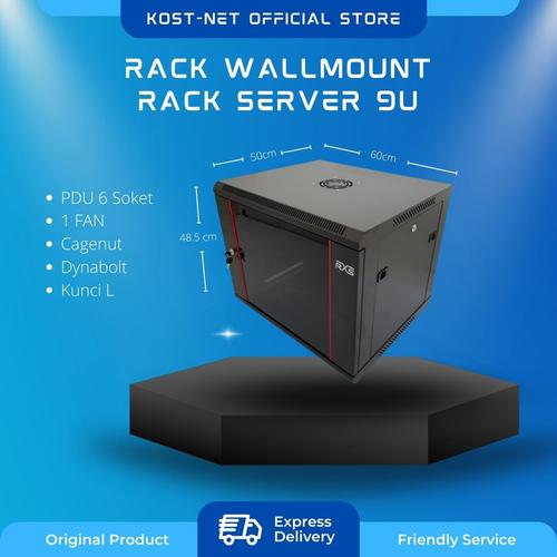 Jual Rack Wallmount Rack server 9U depth 500mm - Kab. Sleman - Kost-net ...