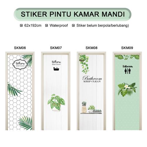 Promo stiker pintu kamar mandi chic homedecor sticker vinyl SKM02 ...