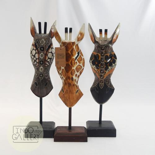 Jual STAND MUKA JERAPAH CORAK NUSANTARA - PATUNG DEKORASI - Kota ...