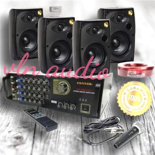 Jual Paket sound 4bh speaker BMB 5 in dan Ampli BMB bluetooth ORIGINAL ...