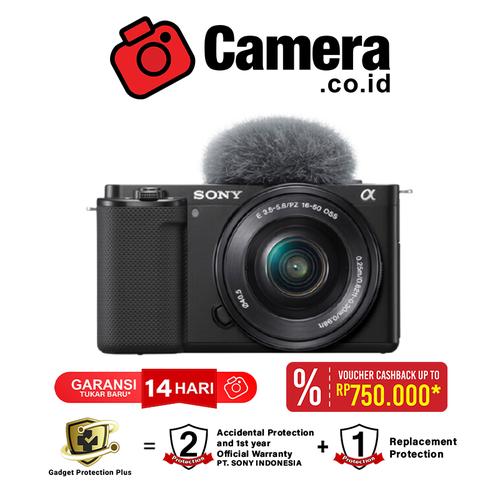 Promo Sony ZV-E10 ZVE10 ZVE 10 Kit 16-50mm f/3.5-5.6 OSS - Black Cicil ...
