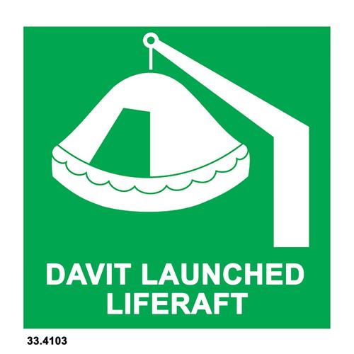Jual IMO Symbol Sticker IMPA 33.4103 Davit Liferaft / IMPA 334103 ...