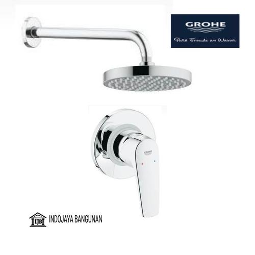 Promo GROHE CLEARANCE SALE Rain Shower Kran Tanam Brass Kuningan Bauline - Paket Lengkap - Kota ...