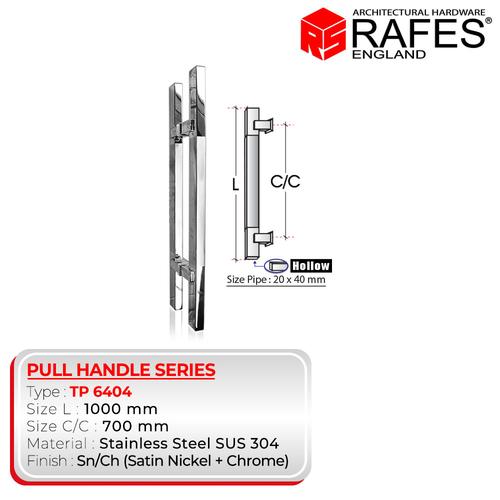 Jual HANDLE PINTU - FULL HANDLE RAFES STAINLESS STEEL | 4 VARIAN UKURAN ...