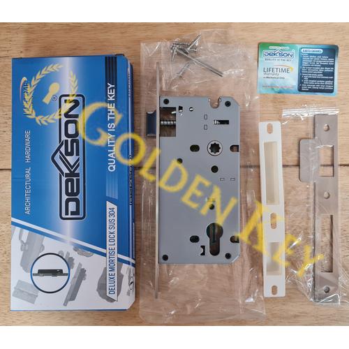 Jual Mortise Lock Dekson MTS IL DL 8685 SSS Body Kunci Pintu Kayu Lidah ...