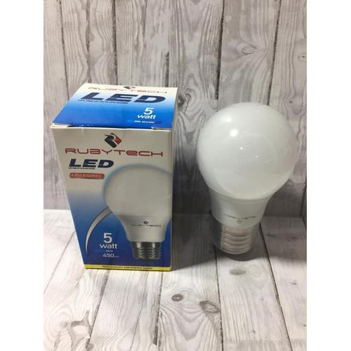 Jual Bohlam lampu LED 5 watt Rubytech kemasan gelas spesial - Kota Malang - Toko Gajayana ...
