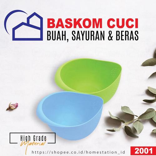 Jual BASKOM CUCI BERAS BUAH DAN SAYURAN Wadah waskom Cuci Beras & Buah ...