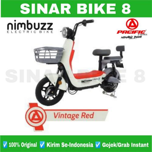 Jual Sepeda Listrik PACIFIC NIMBUZZ Electric Bike - Vintage Red - Kab ...