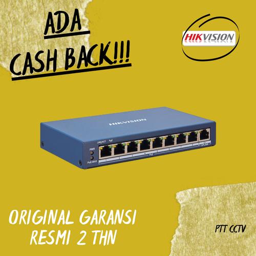 Jual Hikvision DS-3E0109P-E/M 8 Port Fast Ethernet Unmanaged POE Switch ...