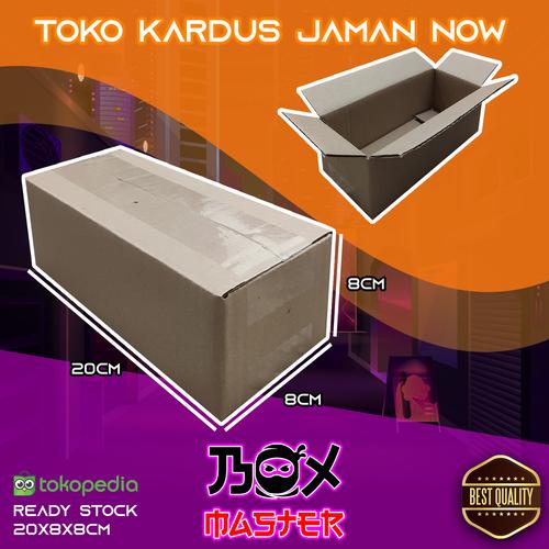 Jual Kardus 20x8x8 CM Box Packaging BARU Corrugated karton sheet polos ...