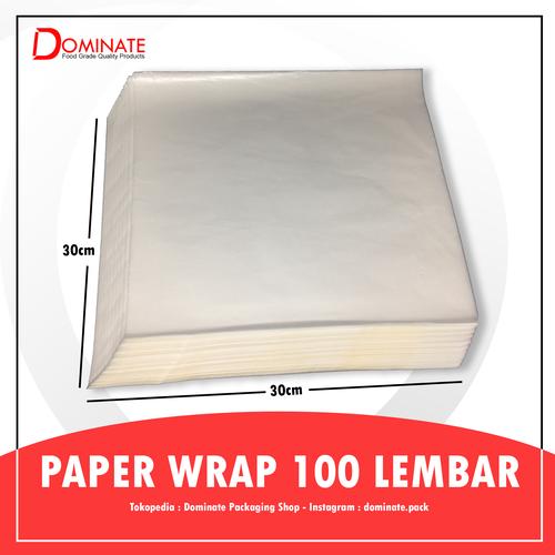 Jual Kertas Wrap / Paper Wrap Polos Putih ukuran 30x30cm - Kota Bandung ...