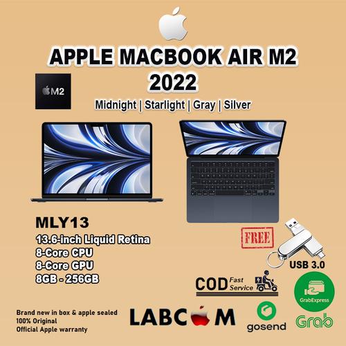 Jual Apple Macbook Air 13 M2 Chip 2022 MLY13 MLY33 MLXW3 MLXY3- 8GB ...