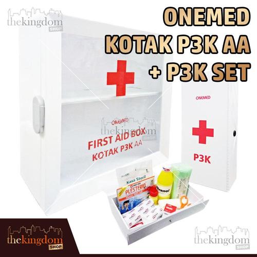 Jual Onemed Kotak P3K AA Rak Dinding Gantung Set First Aid Kit Hanger ...