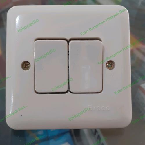 Jual Saklar broco double inbow outbow saklar 2 broco ib ob saklar seri ...