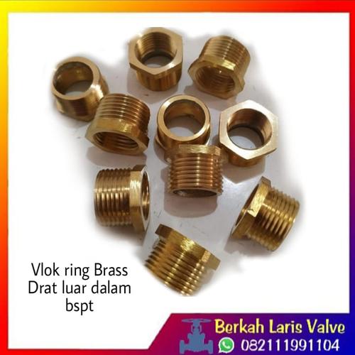 Jual Vlok ring / vlok sock drat luar dalam Kuningan Bspt 1/2"×1/4 ...