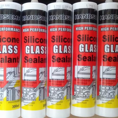 Jual Lem Botol Handsome Lem Kaca Botol Lem Sealant Botol 300ml - HITAM ...