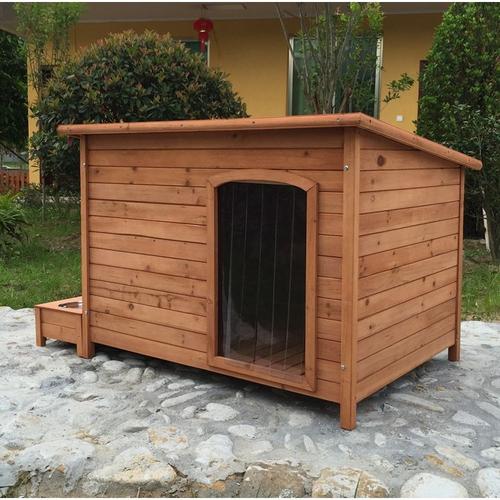 Jual Kandang Anjing Besar | Rumah Anjing Kayu Minimalis | Dog House ...