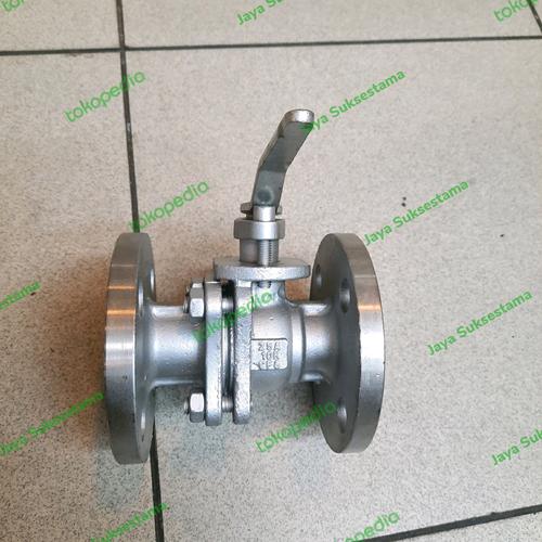 Jual Ball Valve Flange JIS 10K Stainless SS 304 2" inch DN50 SS304 2pc Body - Jakarta Barat ...