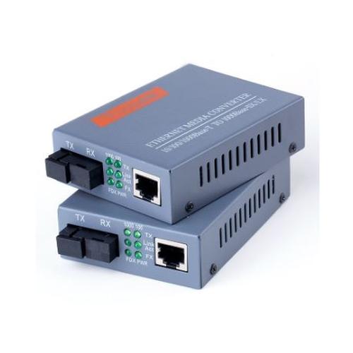 Jual Fiber optic FO rj45 lan media converter Netlink gigabit htb-gs-03 ...