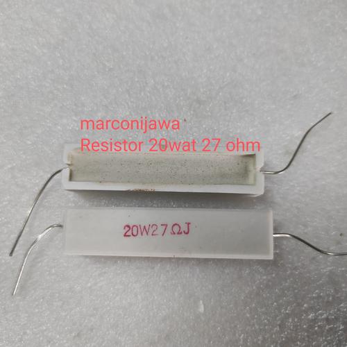 Jual Resistor 20wat 27 ohm putih asli - Jakarta Barat - marconi jawa ...