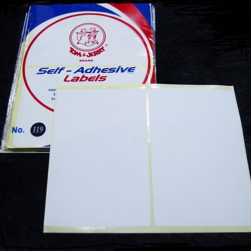 Jual LABEL STICKER UKURAN 102X152 BESAR NO119 TOM&JERRY SELF ADHESIVE ...