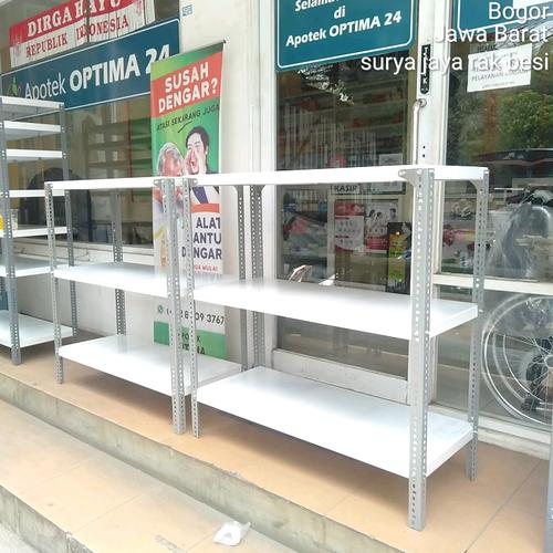 Jual RAK BESI 3 SUSUN PUTIH - Kab. Bogor - SURYA JAYA RAK BESI | Tokopedia
