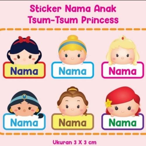 Jual Stiker sablon label nama karakter untuk di baju/ kain permanent 35 ...