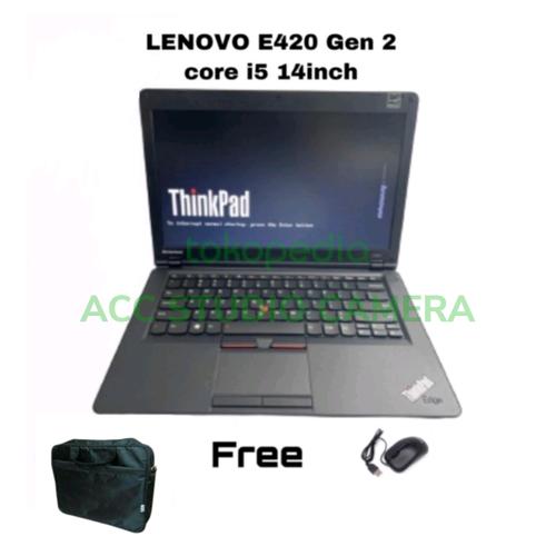 Jual LAPTOP LENOVO THINKPAD E420 CORE i5 GEN 2 14inch free mouse+tas ...