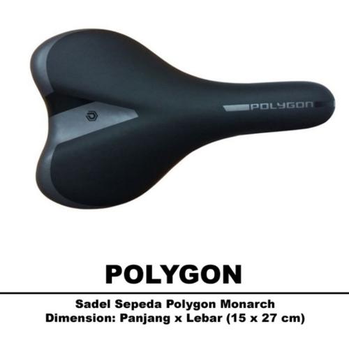 Jual Saddle Sadel Polygon Monarch Original MTB Empuk - Merah - Kab ...