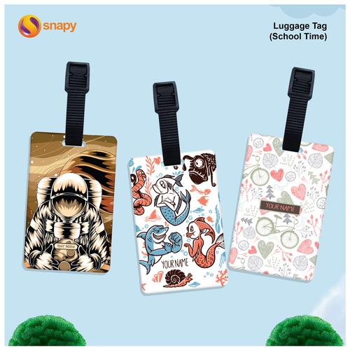 Promo Luggage Tag Name Tag Tas Label Koper Nama ID Card Tas Custom ...