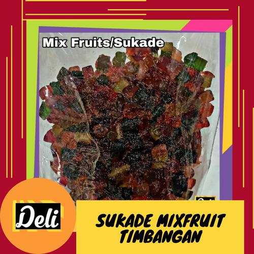 Jual Sukade Manisan Buah Mix Fruit Isian Roti Buah Kering 250gr - Kota ...