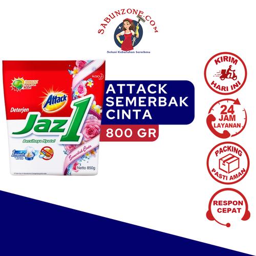 Jual Detergen Bubuk Attack Jaz1 Jazz Semerbak Cinta / Pesona Segar 800 ...