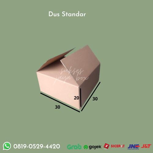 Jual Kardus/Dus Packaging/Box Baru Polos B flute uk. 30x30x20 cm ...