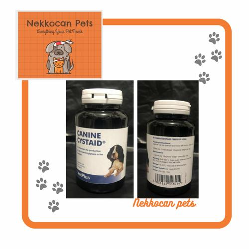 Jual canine cystaid vetplus / suplemen obat saluran kencing anjing ...