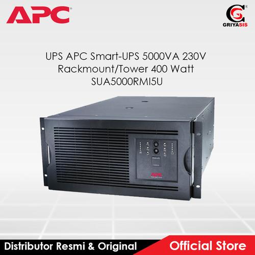 Jual UPS APC Smart-UPS 5000VA 230V Rackmount/Tower 400 Watt SUA5000RMI5U - Jakarta Pusat ...