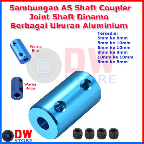 Jual Kopel Sambungan AS Shaft Coupler Joint Shaft Coupling Dinamo ...