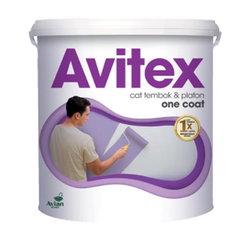Jual AVITEX ONE COAT Cat Tembok & Plafon White Putih (4.5 KG) - Jakarta ...