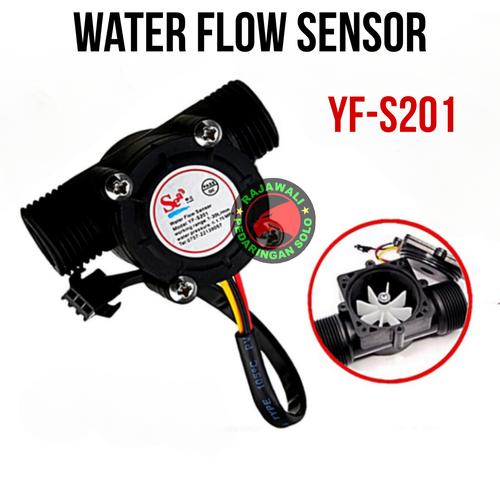 Jual WATER FLOW SENSOR ARDUINO SENSOR MODUL ALIRAN AIR YF-S201 - Kota ...