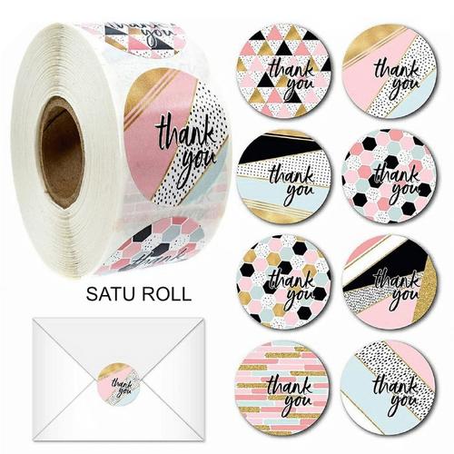 Jual Stiker Thank You Sticker Ucapan Terima Kasih Segel Souvernir ...