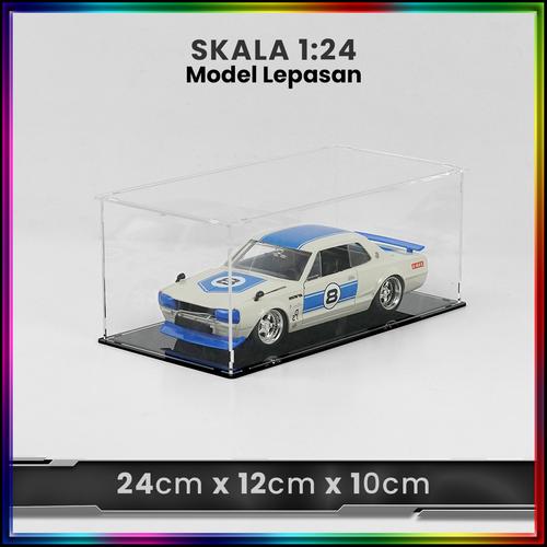 Promo Box Display Diecast Akrilik Skala 1:24 (24x12x10) cm Model ...