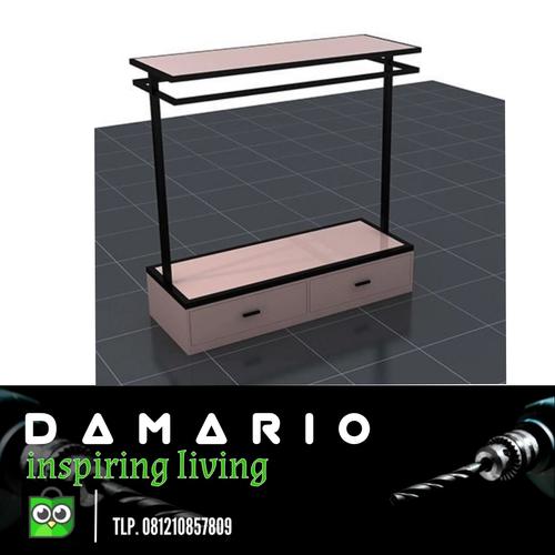 Jual rak display toko/rak minimalis besi/rak laci besi/rak serba guna ...