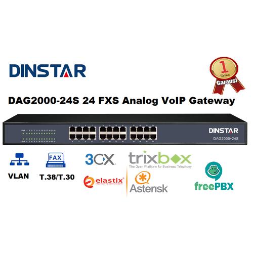Jual DINSTAR DAG2000-24S 24-ports FXS SIP Analog VoIP Gateway - Jakarta ...